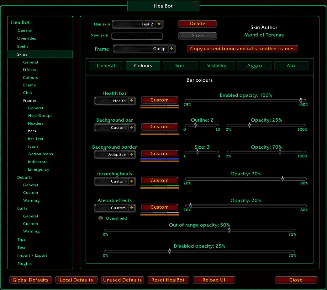 options:skins:frames:bars:colours [Healbot Help]