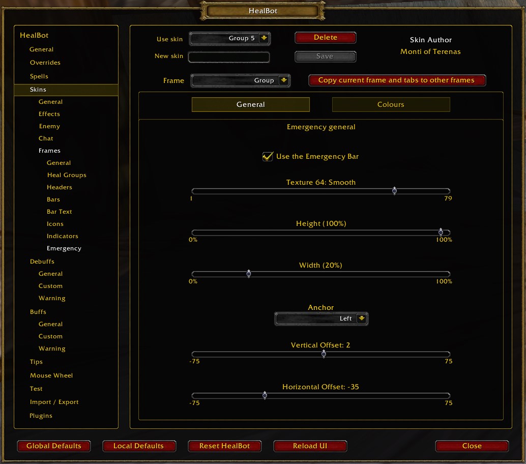 options:skins:frames:emerg:general [Healbot Help]