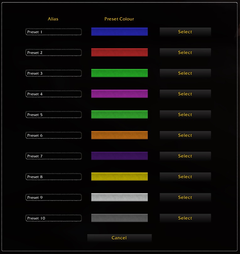 using:colours [Healbot Help]